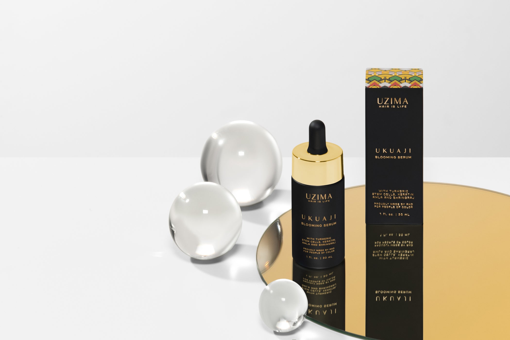UZIMA is multidimensional scalp care for strands that thrive