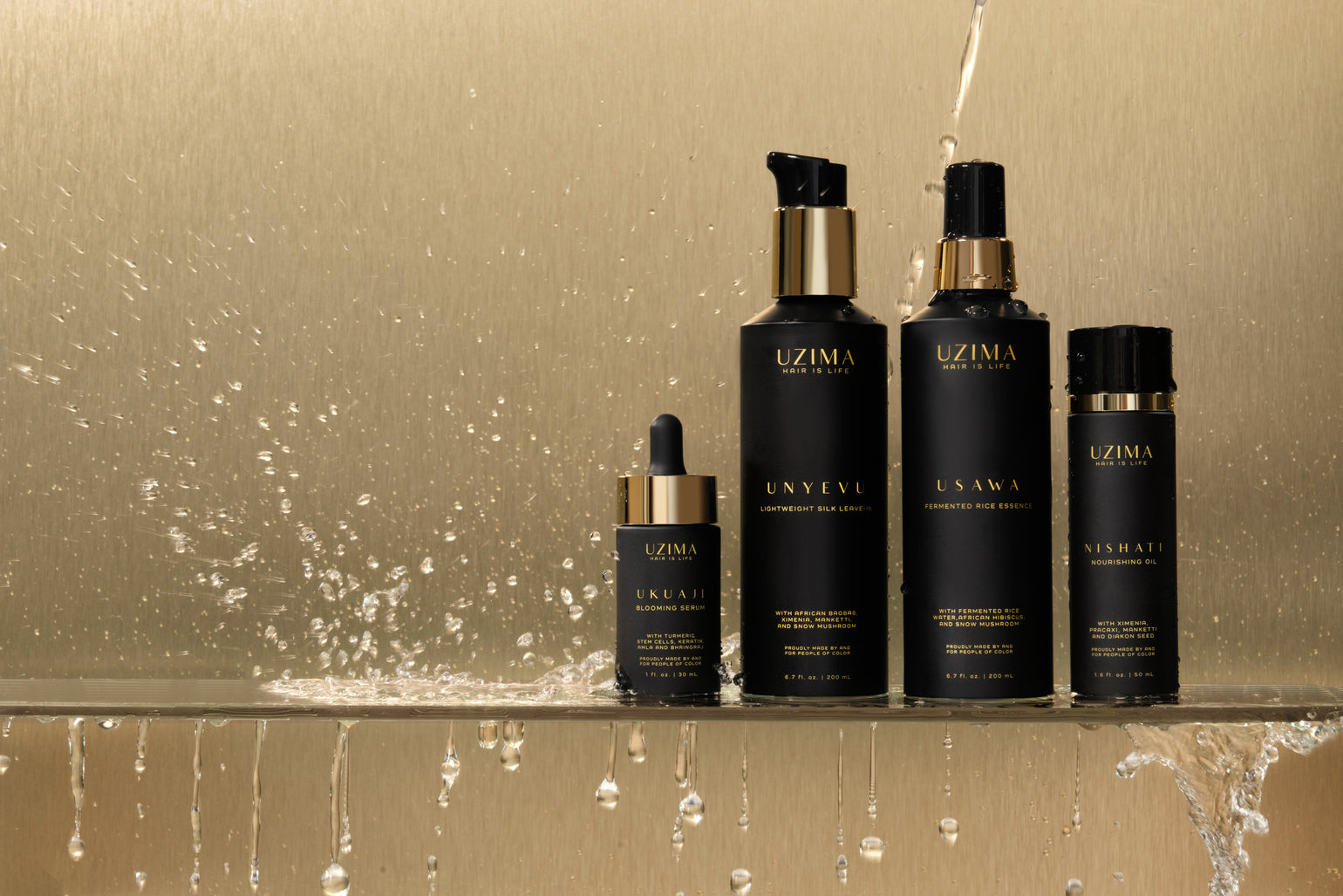 UZIMA is multidimensional scalp care for strands that thrive